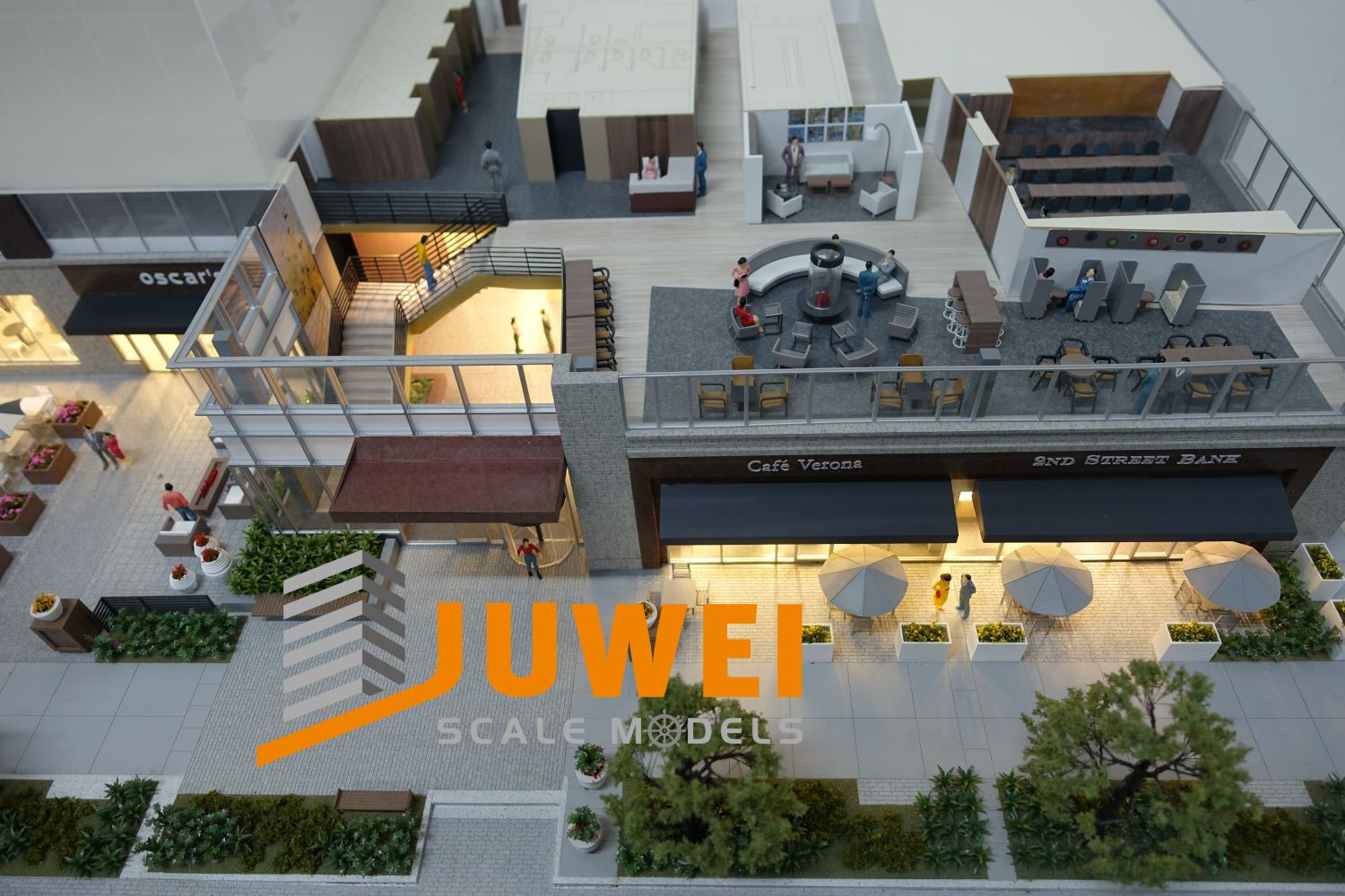 Buy Plastic Scale Building Model For Commercial Center Design from ...