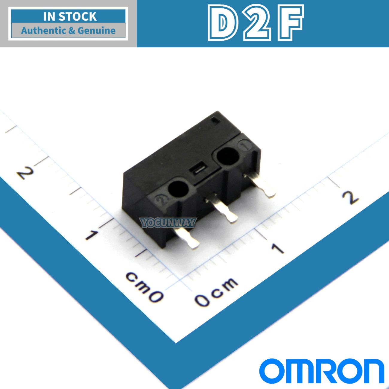 Buy New Authentic Original Japan Omron Micro Switch D2f-01-l-f-fl-t-5 ...
