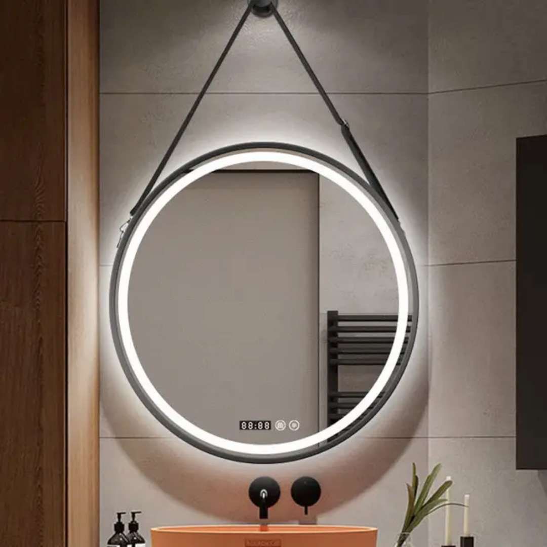 Buy European Style Round Shaped Makeup Illuminated Bathroom Small Led ...