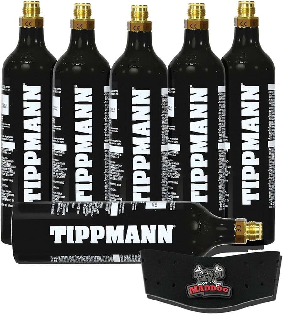 C02 Tank Tippmann CO2 Canister, 9 Oz Refillable | Airgun Depot 24 Gram ...