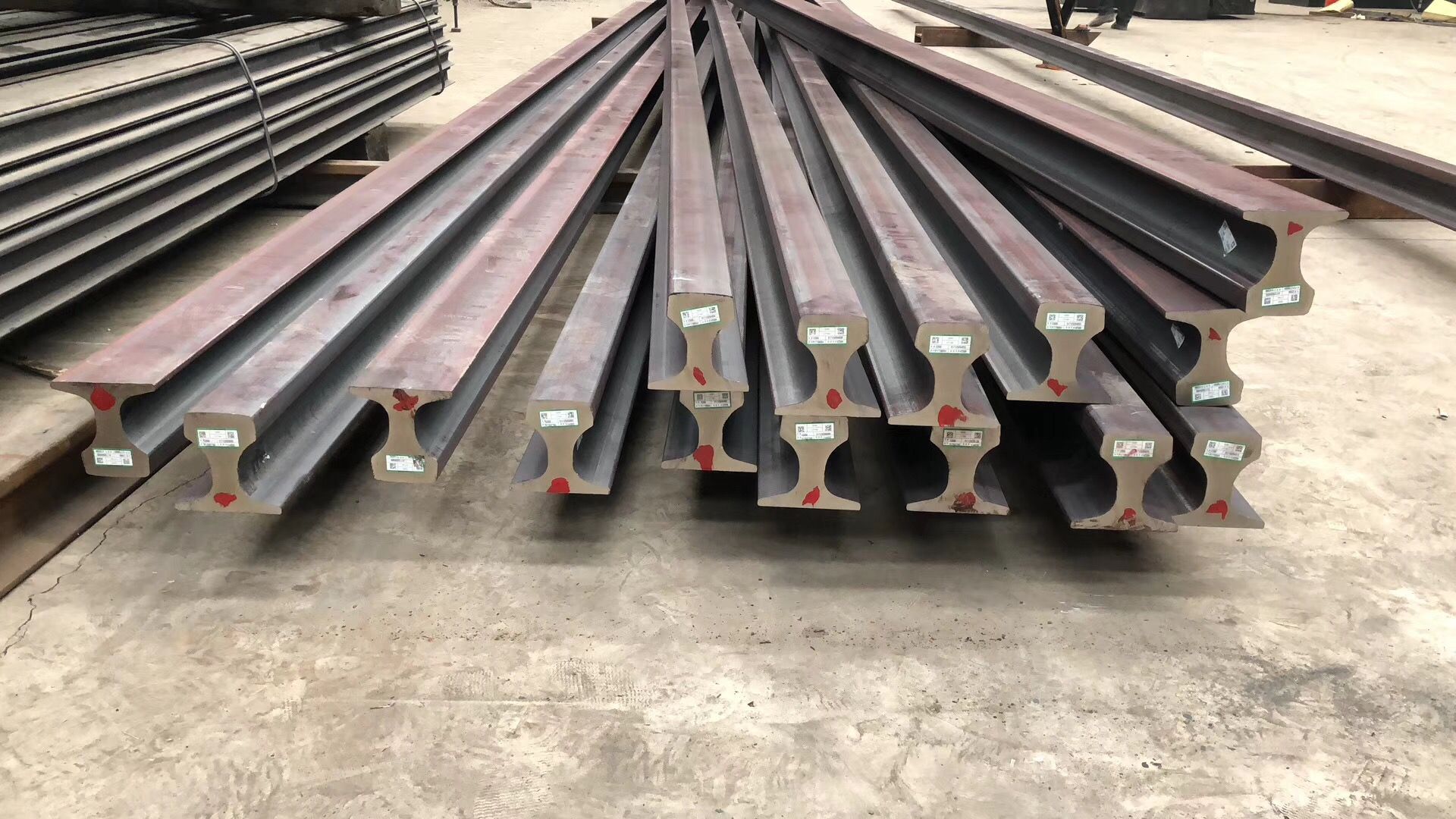 Buy 38kg Rail/steel Rail/railway Rail/heat Treated Rail from Shanghai ...