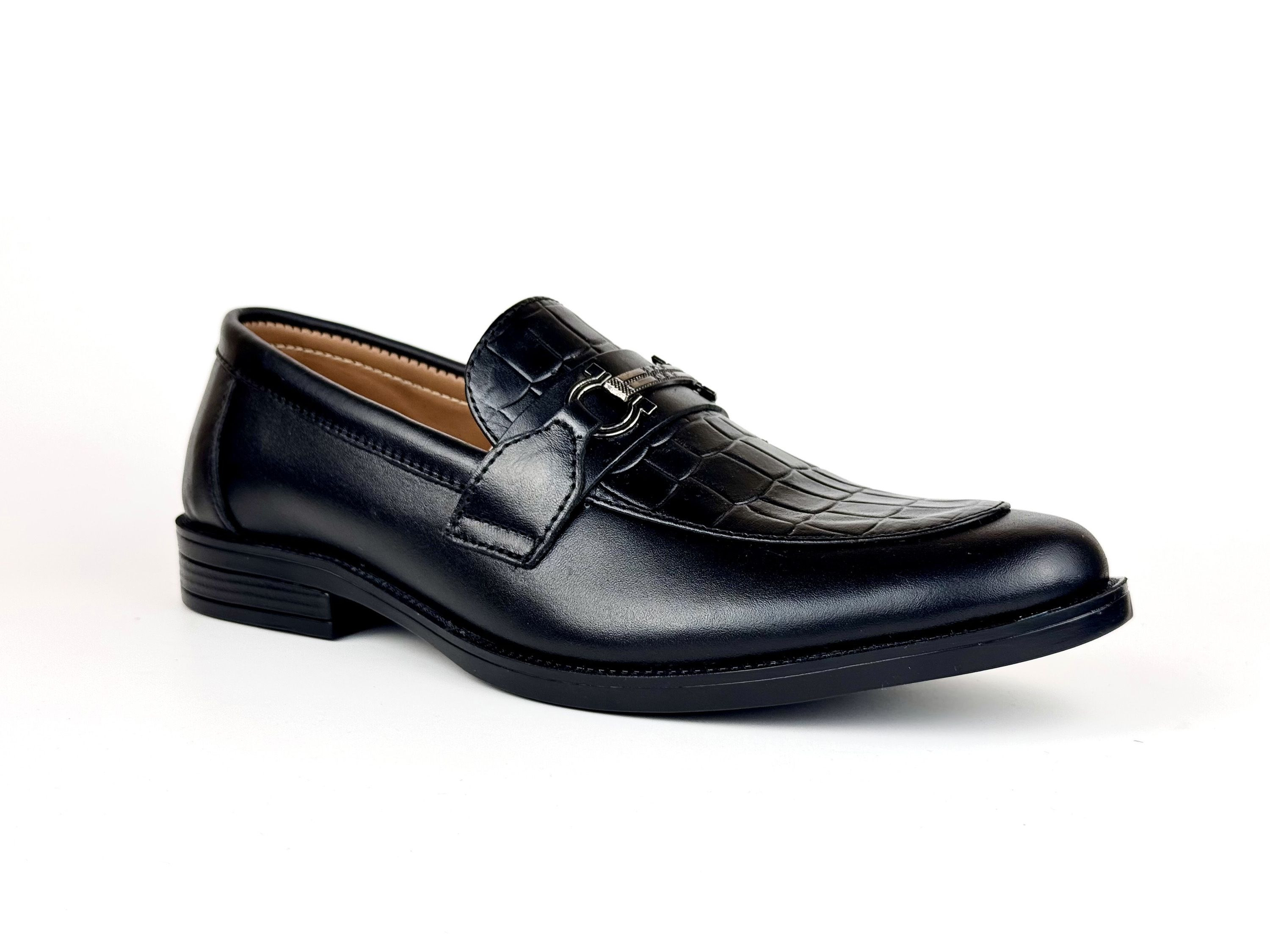 Buy High Quality Croc Embossed Leather Dress Shoes For Men Buckle ...