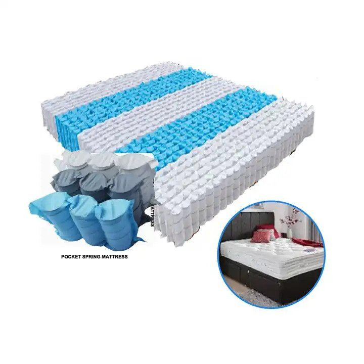 Buy 3 Zone Pocket Spring Unit For Mattress Grade Customizable Pocket ...