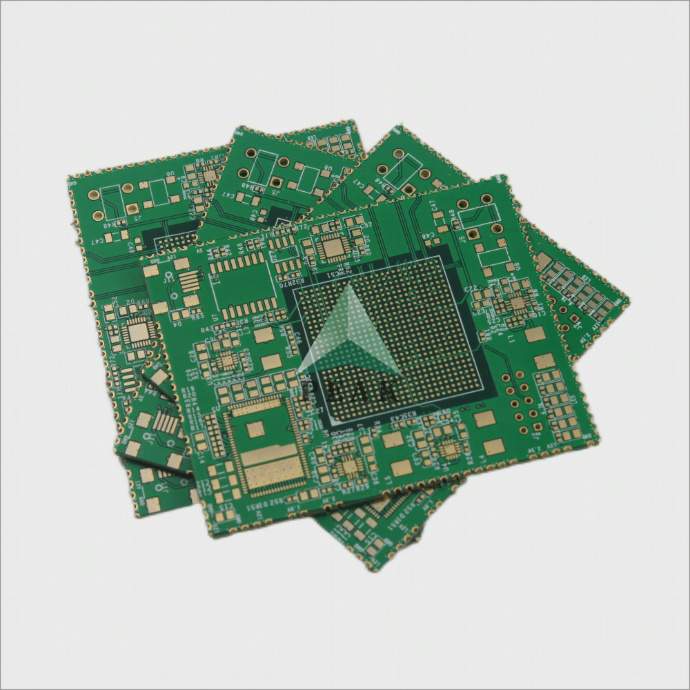 Buy All Around Plated Half Holes Conductive Via Fill (pofv) Enig 2u 8 Layers Pcb from Shenzhen ...