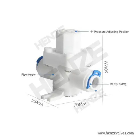 Buy 1/4" 3/8" Pom Quick Connect Pressure Reducing Valve from Henze ...