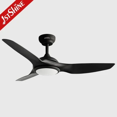 Buy 1stshine Led Ceiling Fan Black Abs Blades High Volume Smart Remote ...