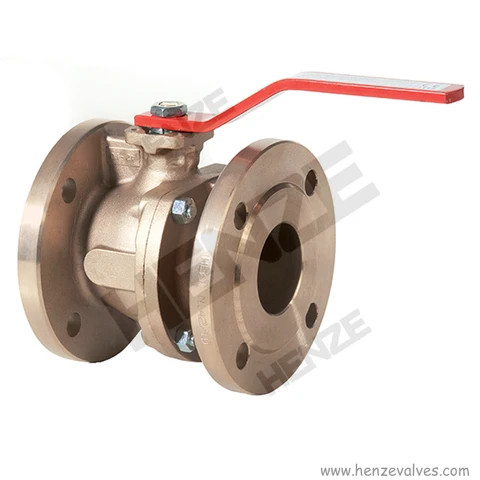 Buy 2 Pc Rf Ff Flanged Bronze Ball Valve from Henze Valves Corporation ...