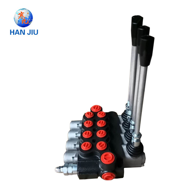 Buy 4 Way Manual Hydraulic Valve 4p40 from Shijiazhuang Hanjiu ...