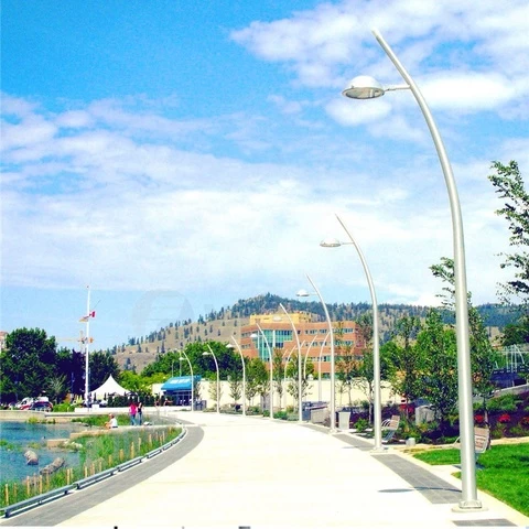 Buy 6m 8m 10m 12m Galvanized Steel/steel Outside Light Pole Roadway ...