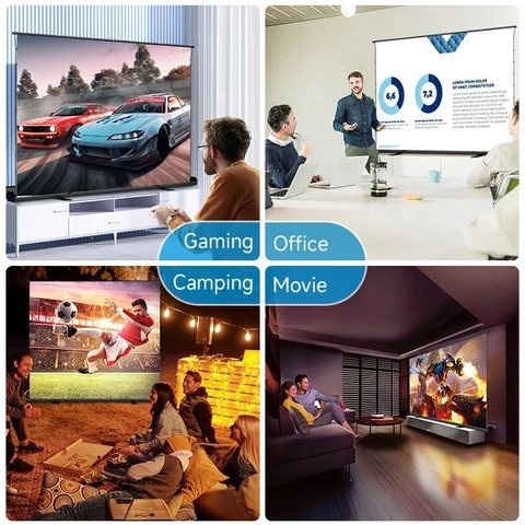 Buy Brand New 80" 4k Manual Floor Pull Up Projection Screen 16:9 Floor ...