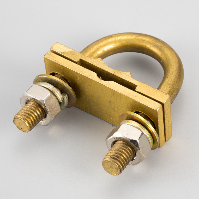 Buy Brass U Type Earth Rod Clamp Stainless Steel Bolt U Shape Copper ...