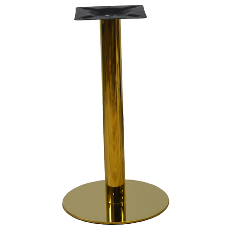 Buy Coffee Concise Style Golden Table Base Stainless Steel Dining Table ...