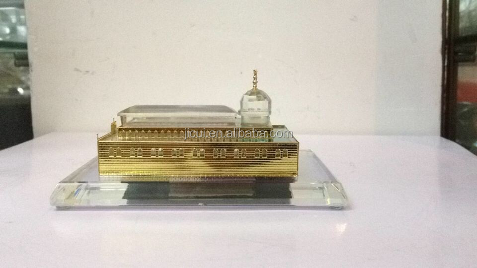 Buy Crystal Al Aqsa Mosque Model ,islamic Handmade Crystal Craft from ...