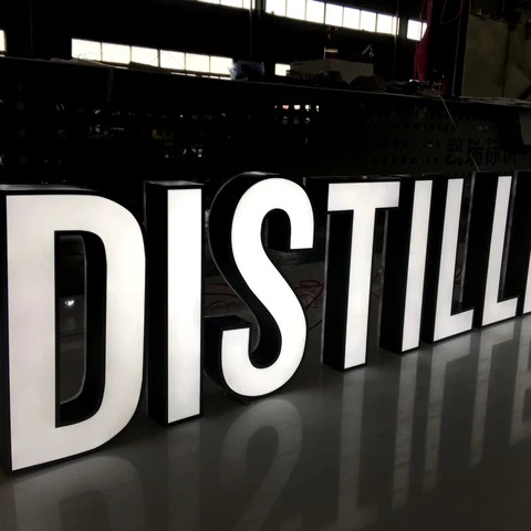 Buy Custom Wall 3d Logo Sign Custom Stainless Steel Signs For Business ...