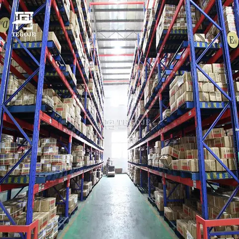 Buy Double Deep Beam Industrial Pallet Warehouse Storage Steel Pallet ...