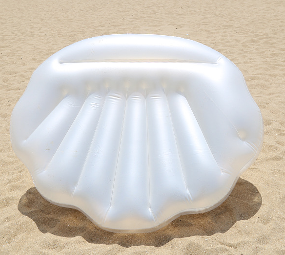 Buy Eco-friendly Inflatable White Seashell Floating Swimming Pool 0.3mm ...