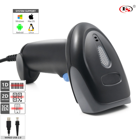 Buy Farsun Handheld Qr Code Scanner Android Barcode Scanning Gun 1d 2d ...