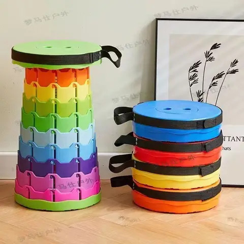 Buy Folding Stool Retractable Chair Storage Stool from Boluo Taimei J&k ...