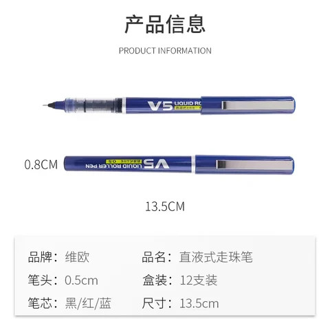 Buy High Quality Red Color Veiao Brand Rubber Coated Plastic Gel Pen ...