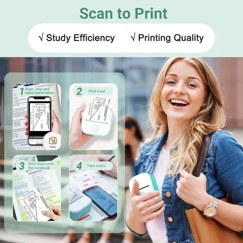 Buy Hot Receipt Printer Bt Wireless T02 Mini Pocket 230dpi Barcode ...
