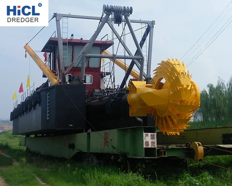 Buy Hwb800 7500m3/h Bucket Wheel Suction Dredger For Waterway Dredging ...