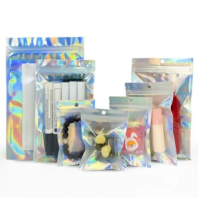 Buy In Stock Laser Bags Three Side Seal Laser Ziplock Bag Clear ...