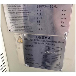 Buy Injection Moulding Germany Desma Shoe Machine For Rubber Tpu Pu ...