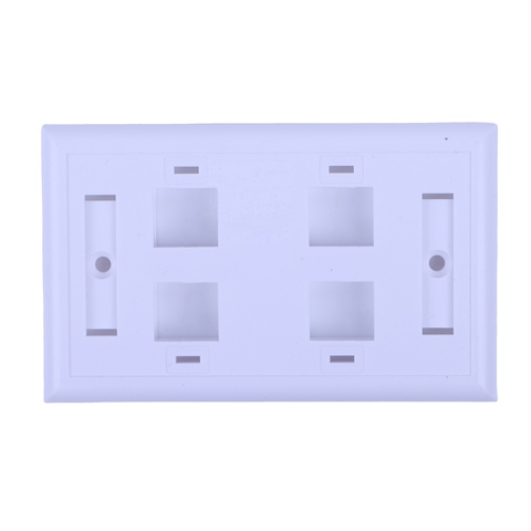 Buy Keystone Cat6 Faceplate Rj45 Rj11 Cable Switch Wall Plate Face ...