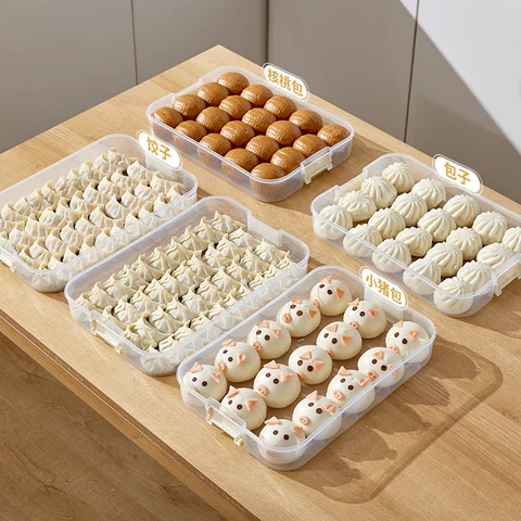 Buy Kitchen Tray With Handle Multi-layer Food Snap Storage Box Can Be ...
