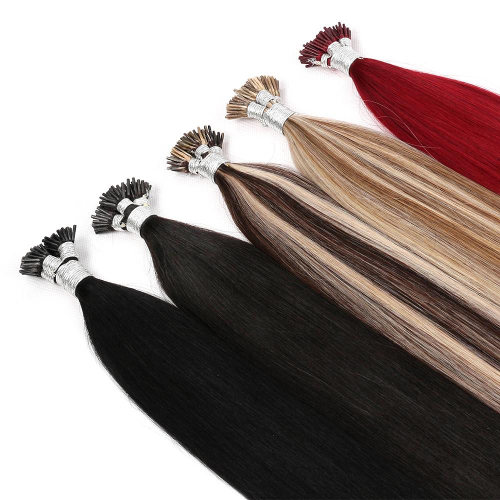 Buy Long Straight Feather Stick Tip Fusion Hair 100% Virgin Cuticle ...
