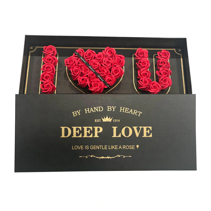 Buy Luxury Rectangular Flower Gift Box Preserved Mother Day Gift Box