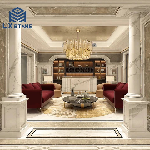 Buy Lx Classic Style Interior Wall Floor Design And Decor Natural ...
