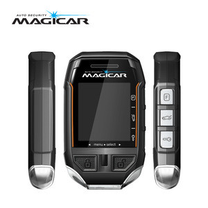 Buy Magicar Car Alarm Security System Two Way Lcd Remote Starter M500 ...