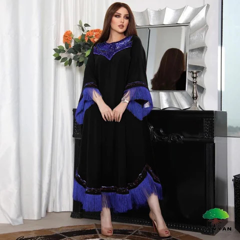 Buy Middle East New Soft And Comfortable Fashionable Tassel Sequin ...