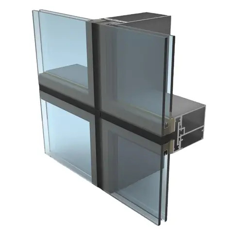 Buy Modern House Design Unitized Glass Curtain Wall Facade Decorative ...