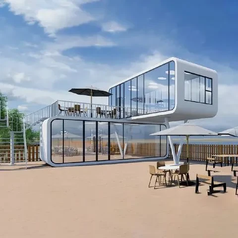 Buy Modern Modular 20ft Pod Movable House Smart Apple Cabin Sleeping ...