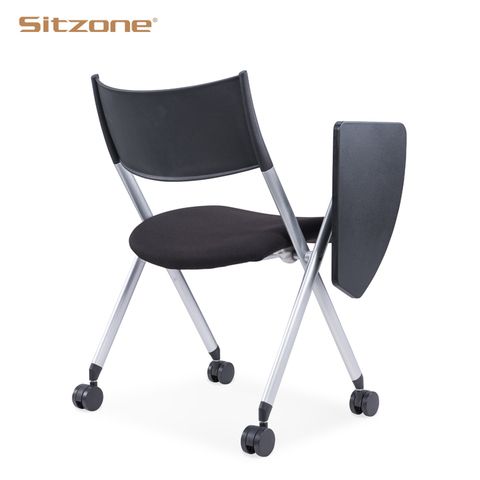 Buy Modern University Folding Arm Tablet Student Chair Visitor Training ...