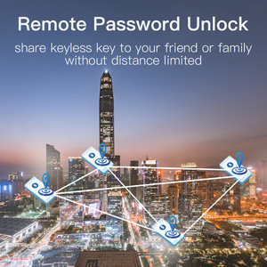 Buy Outdoor Smart Mailbox Parcel Delivery Box For Home Drop Box Keyless ...