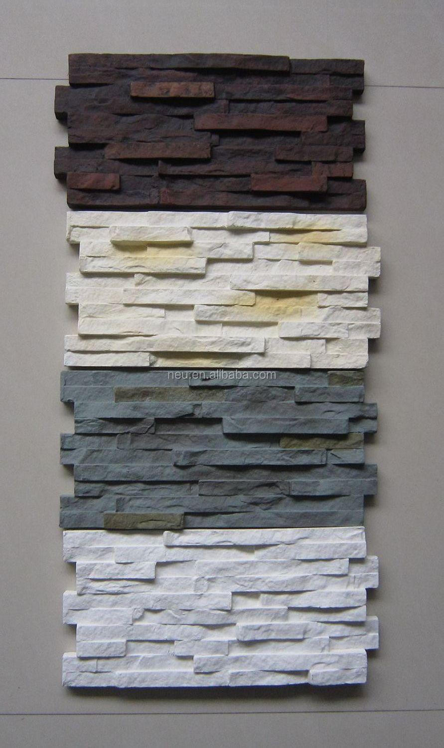 Buy Plastic Panel Rock Exterior Stone Veneer Polyurethane Faux Stone ...