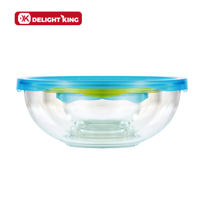 Buy Pyrex Glass Salad Mixing Bowl With Pp Lid/glass Salad Bowl With ...