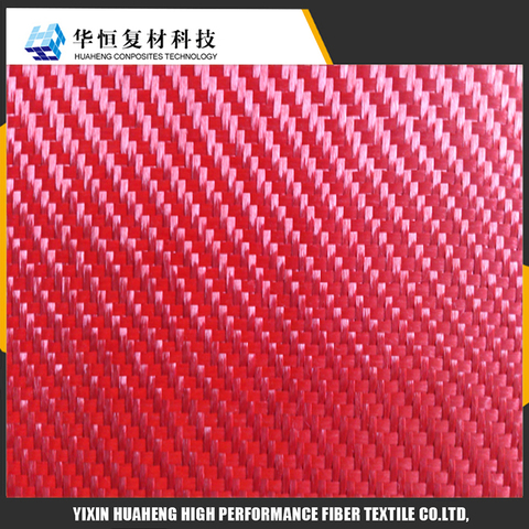 Buy Red Twill Para Aramid Fabric from Yixing Huaheng High Performance ...