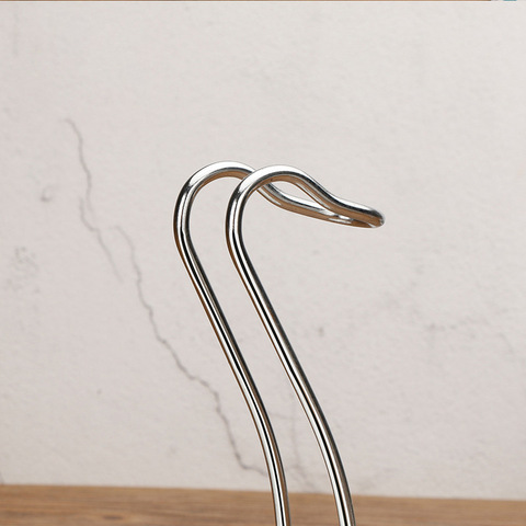 Buy Restaurant Buffet Serving Set Swan-shaped Stainless Steel Soup ...