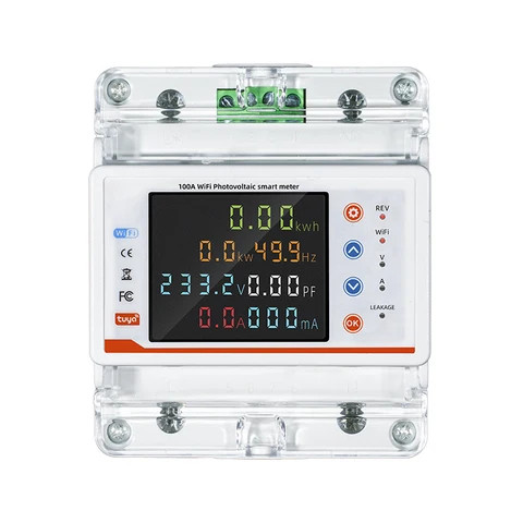 Buy Rmshebei 100a Smart Tuya Wifi Mcb Multifunction 4p Circuit Breaker ...
