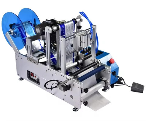 Buy Semi-automatic Plane Labeling Machine Rolling Type Self-adhesive ...