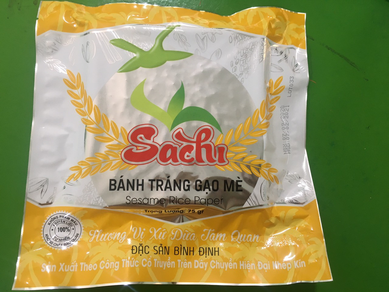 Buy Sesame Rice Paper Cracker from SACHI NGUYEN CO., LTD, China ...