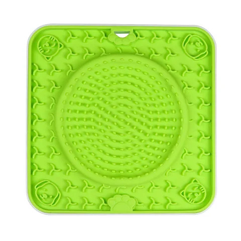 Buy Silicone Slow Feeder Lick Mat For Small Dog Cat With Suction Cups ...