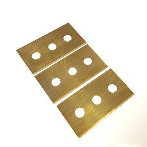 Buy Tungsten Carbide 3 Hole Razor Blade For Cutting Pe Aluminium Foil ...
