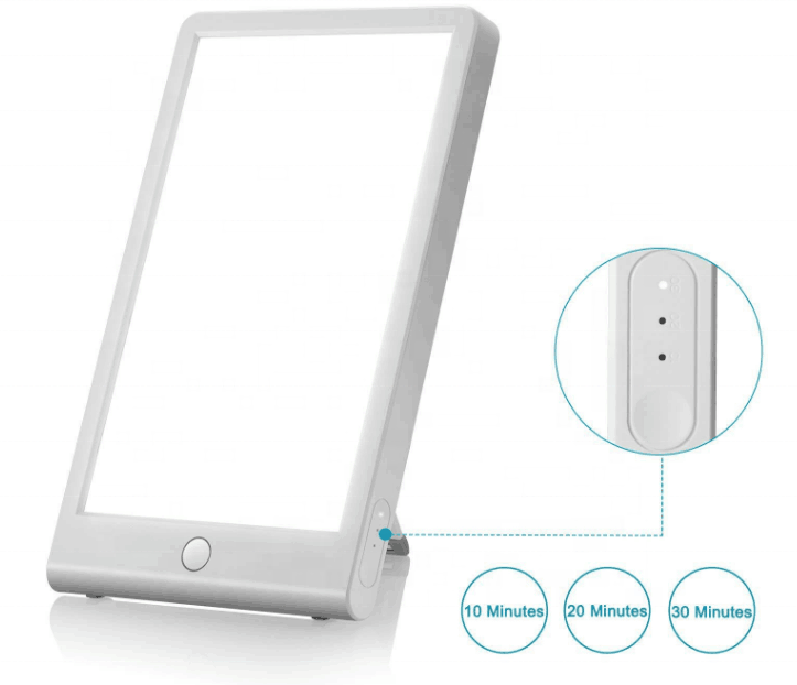 Buy Uv Free White Energy Light Led Therapy Sad Lamp With 10000 Lux ...