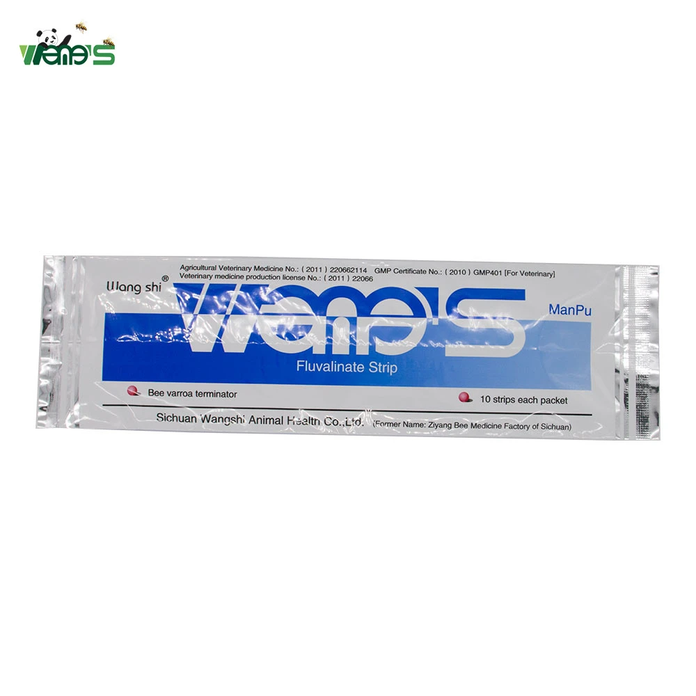 Buy Wangshi Manpu 10 Strips Fluvalinate Strips Bee Varroa Mite Instant ...