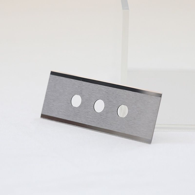 Buy 3 Hole Tungsten Carbide Thin Razor Knives Chemical Fiber Cutting ...